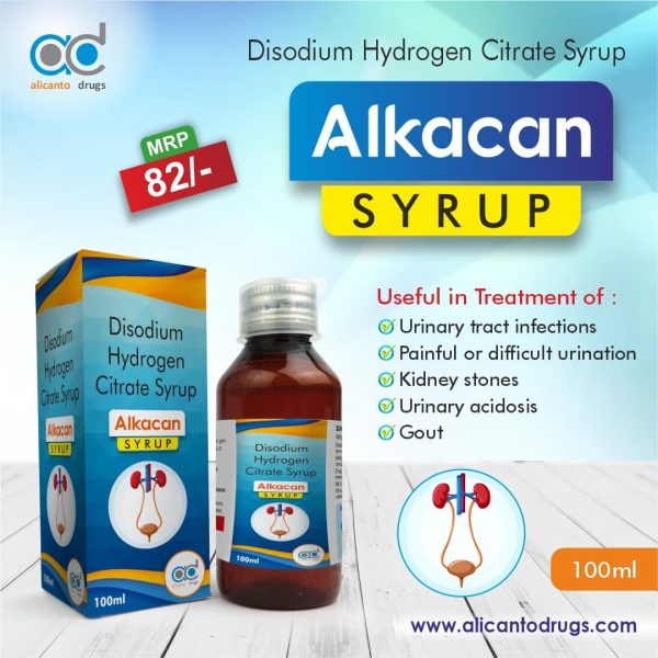 Disodium Hydrogen Citrate Syrup – Alkacan (Alicanto Drugs)