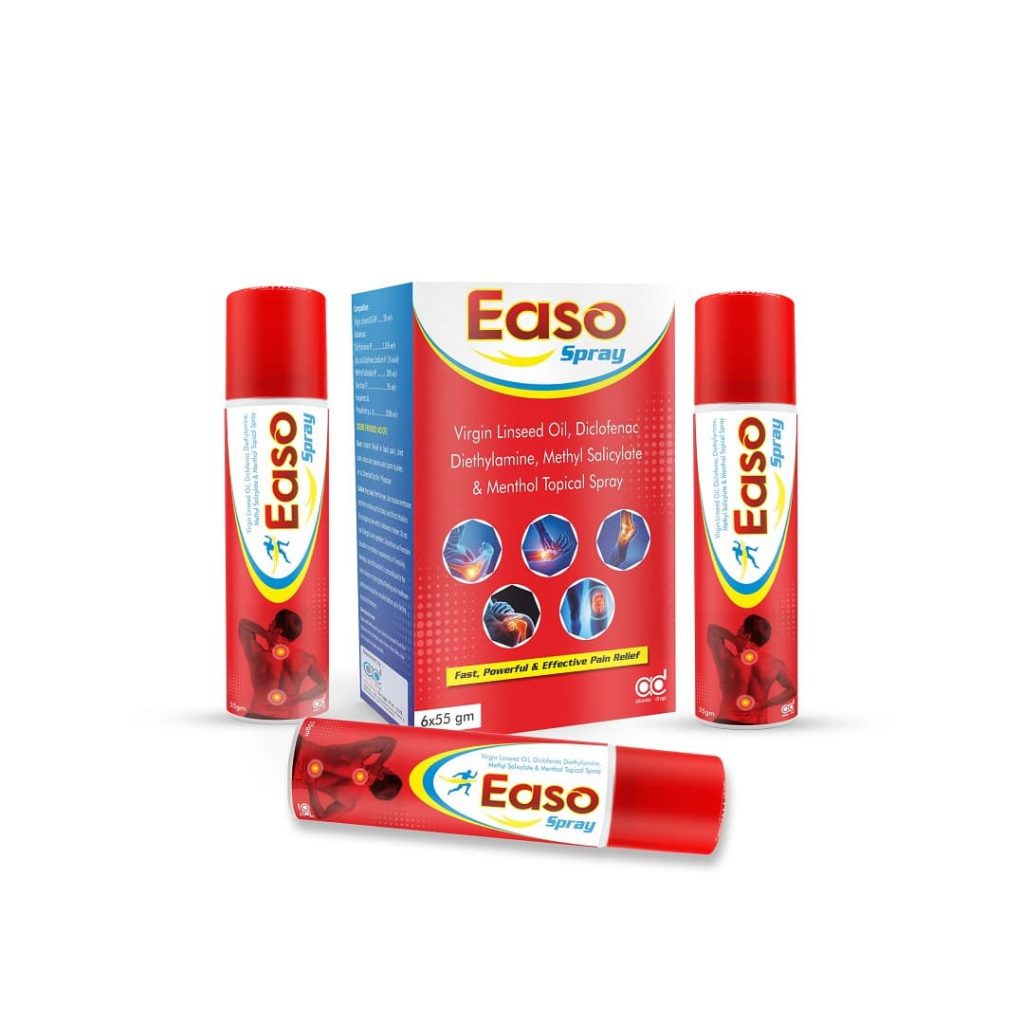 Pain Relief Spray | Virgin Linseed Oil Spray | Diclofenac Diethylamine ...